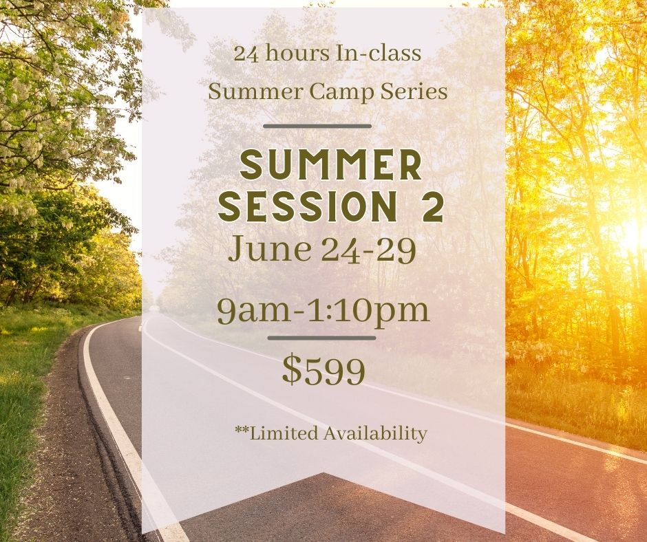 Summer Session 2 – Classroom Training and In Car Training – Inspired ...